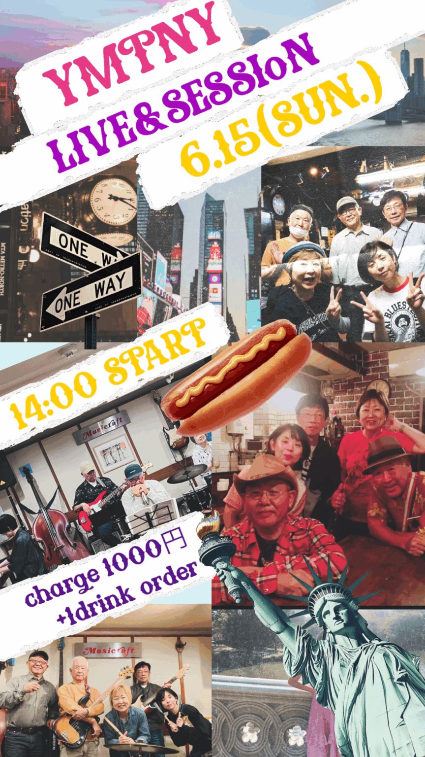 6/15(日) YMTNY Live & Session | Jazz Musicraft